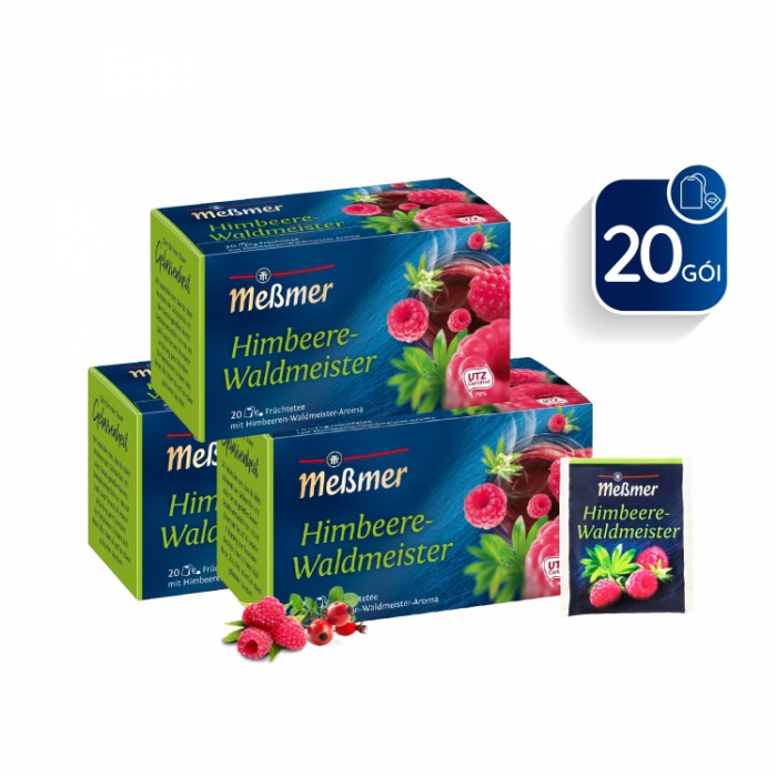 Combo 3 Boxes Raspberry Woodruff Tea Bag Messmer